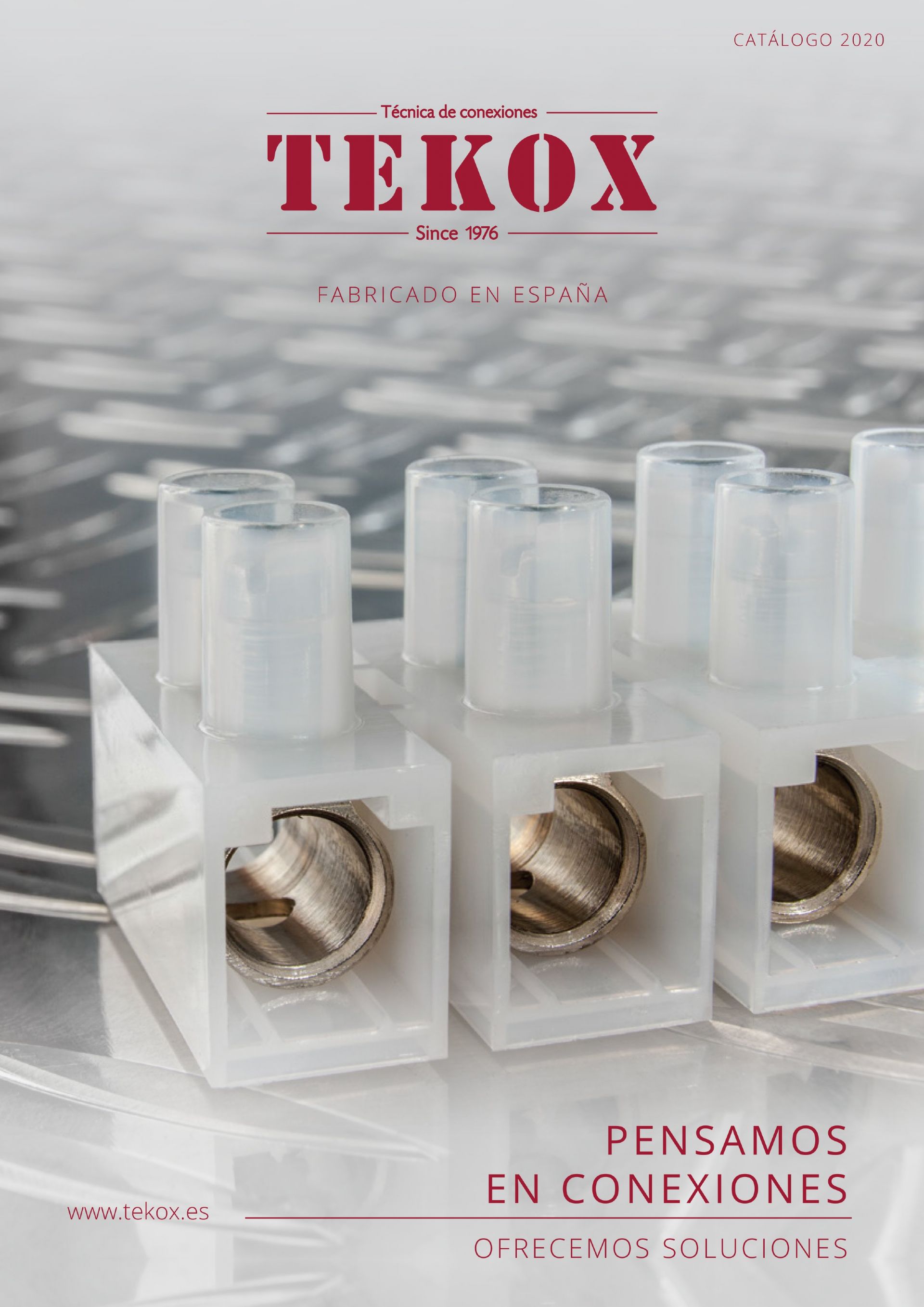 Catálogo productos Tekox, conectores eléctricos baja tensión